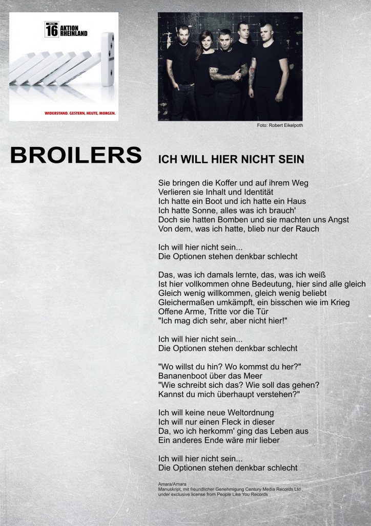 text_broilers » Aktion Rheinland